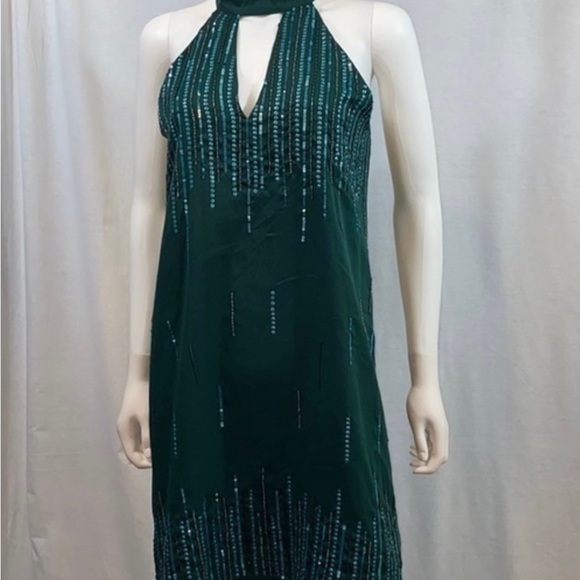 Adelyn Rae | Dresses | Adelyn Rae Green Sequin Dress | Poshmark